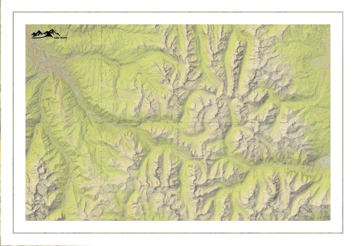 Aspen, Independence Pass Map by AMG Maps | Avenza Maps