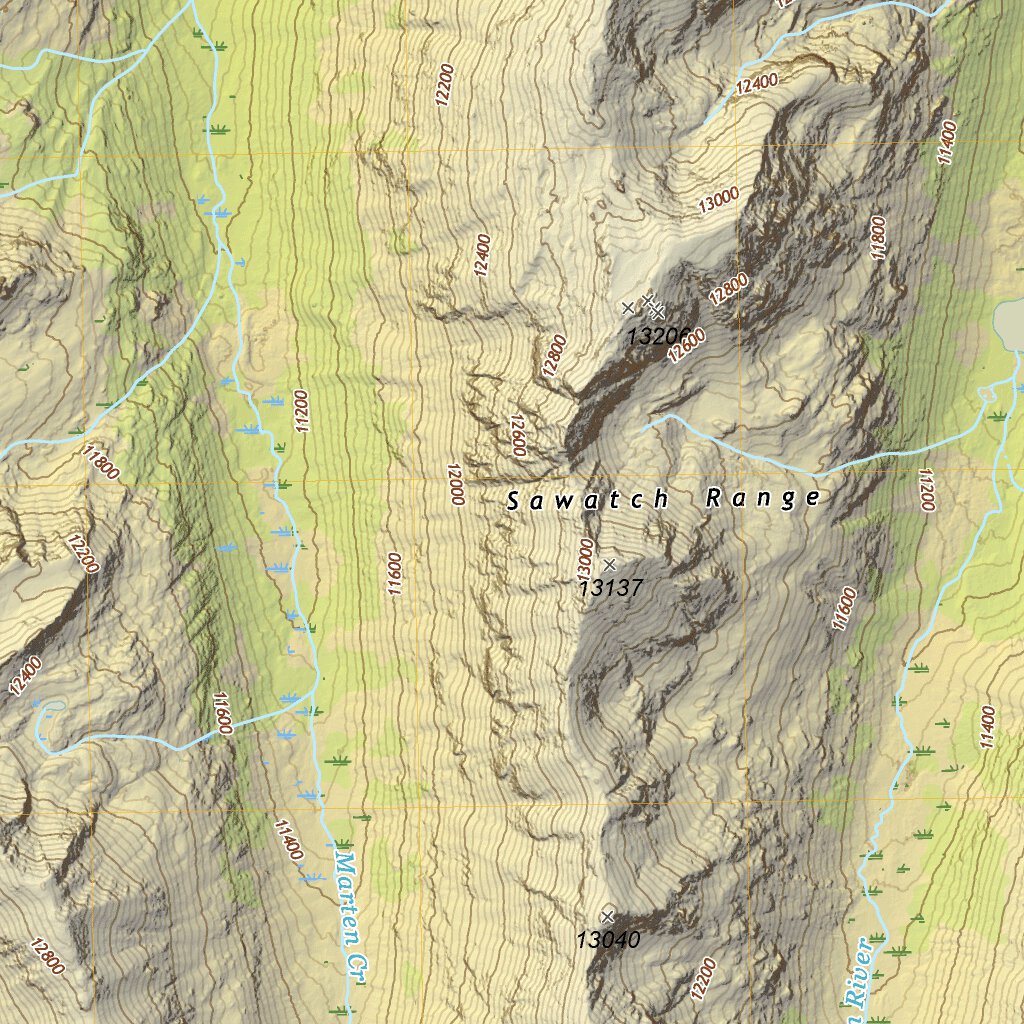Aspen, Independence Pass Map by AMG Maps | Avenza Maps