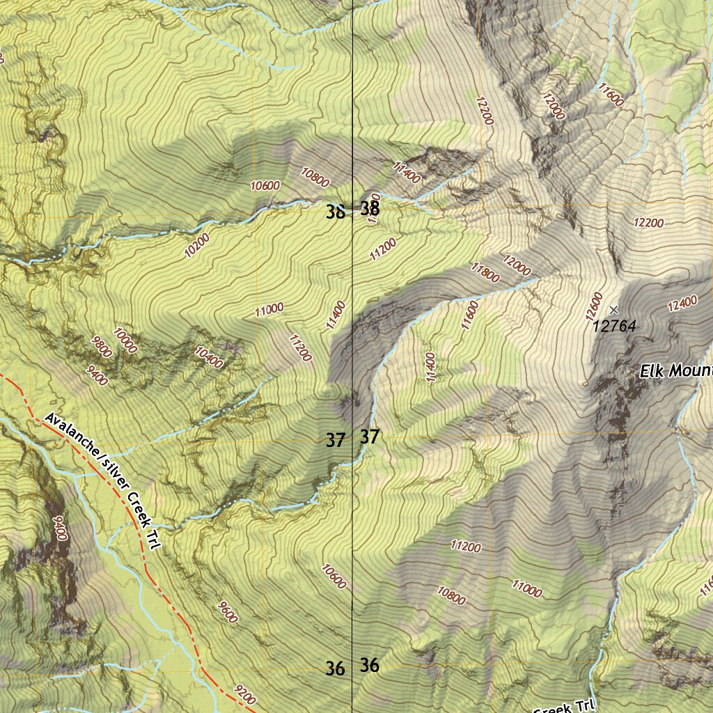 Maroon Bells, Redstone, Marble Map by AMG Maps | Avenza Maps