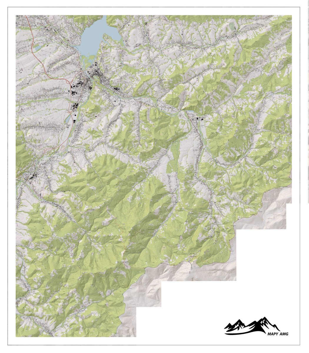 Beskidy - Rysianka, Pilsko Map by AMG Maps | Avenza Maps