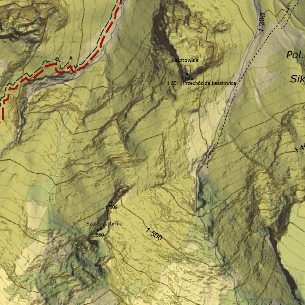 Tatry Wysokie E Map by AMG Maps | Avenza Maps