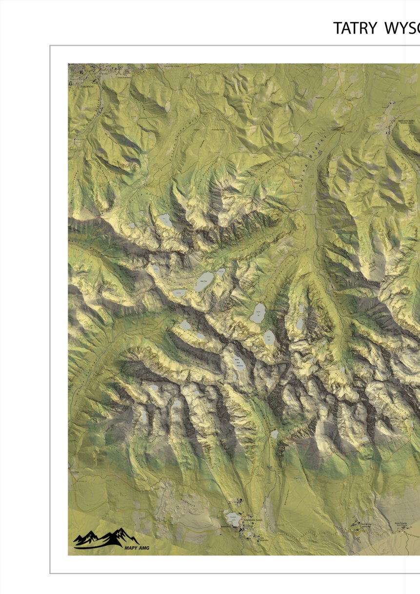 Tatry Wysokie W Map by AMG Maps | Avenza Maps