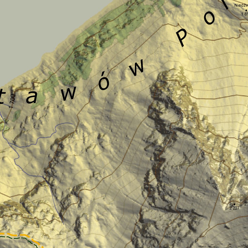 Tatry Wysokie W Map by AMG Maps | Avenza Maps