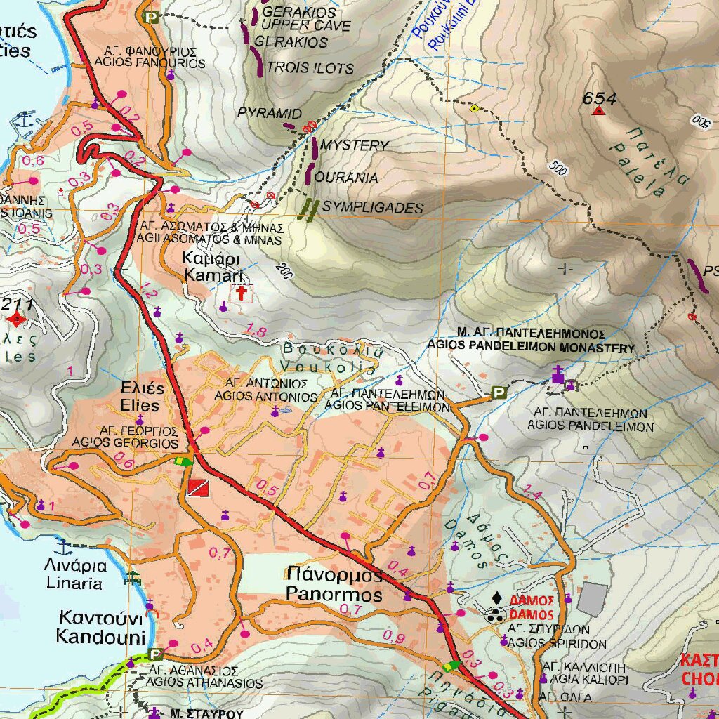 KALYMNOS Map by Anavasi editions | Avenza Maps