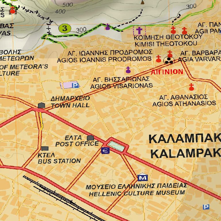 METEORA Map by Anavasi editions | Avenza Maps