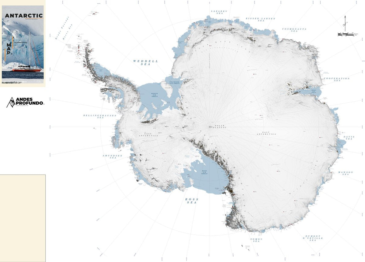 Antarctic Map by Andes Profundo | Avenza Maps