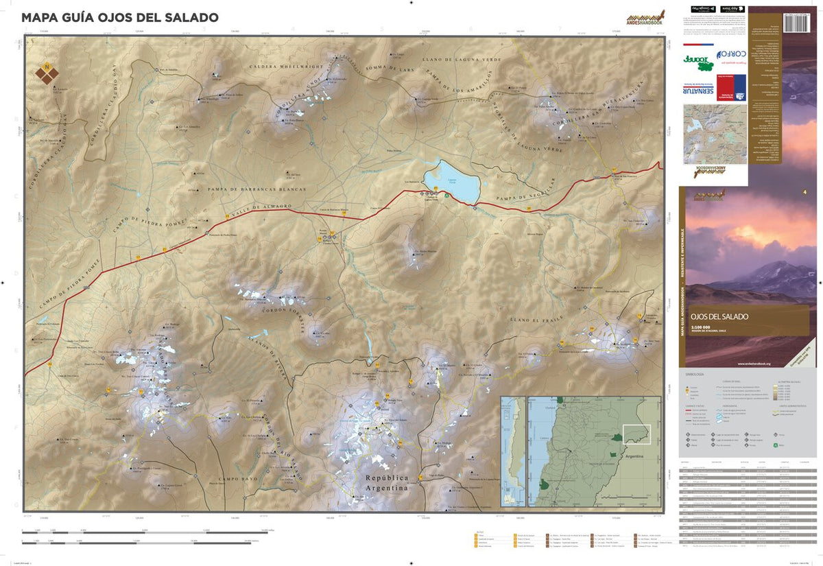 Nevado Ojos del Salado (Lado A) Map by Andeshandbook | Avenza Maps