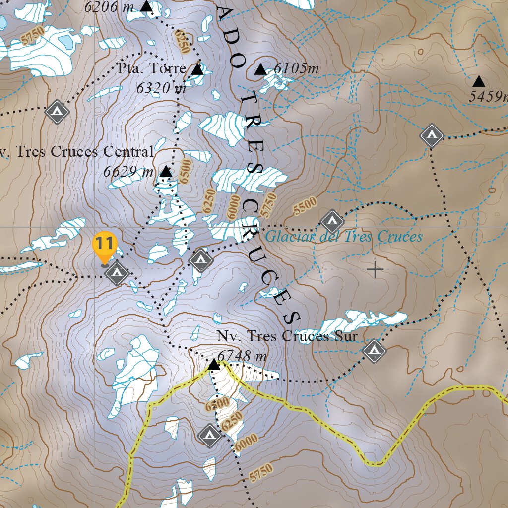 Nevado Ojos del Salado (Lado A) Map by Andeshandbook | Avenza Maps