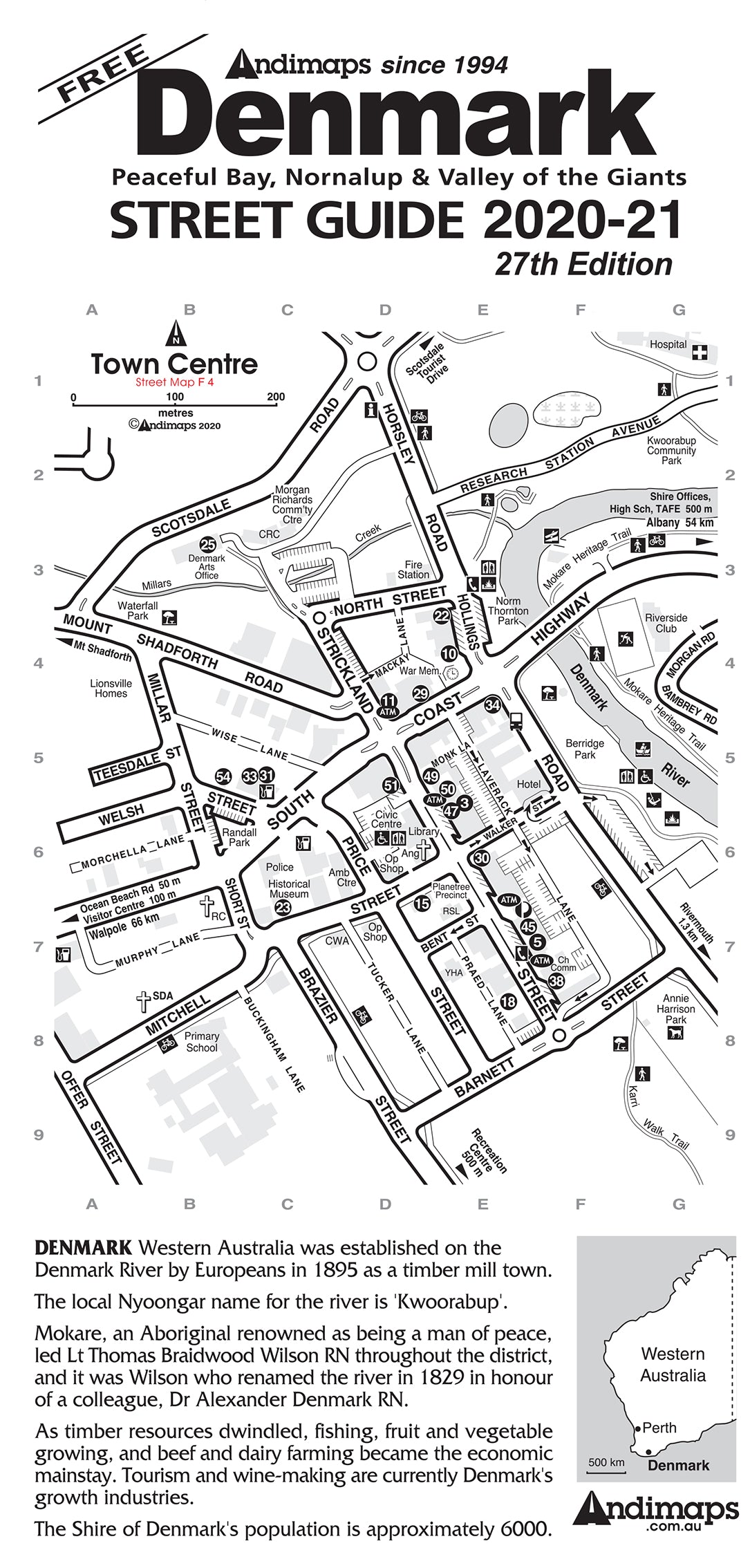 Andimaps - Denmark Street Guide Map by Andimaps | Avenza Maps