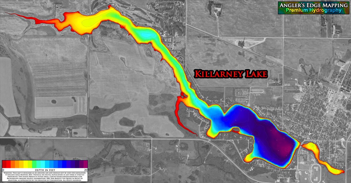 AEM Killarney Lake Map by Angler's Edge Mapping | Avenza Maps