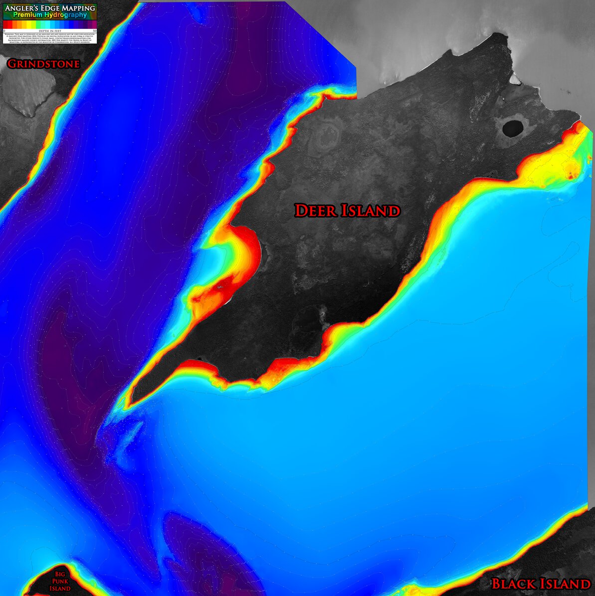 AEM Lake Winnipeg: Hecla-Grindstone Northeast Map by Angler's Edge ...