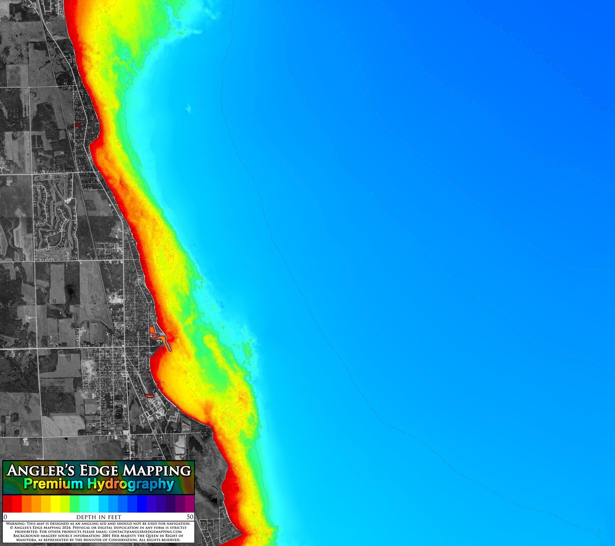 AEM Lake Winnipeg: Winnipeg Beach Map by Angler's Edge Mapping | Avenza ...
