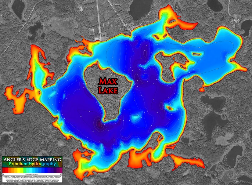 AEM Max Lake Map by Angler's Edge Mapping | Avenza Maps
