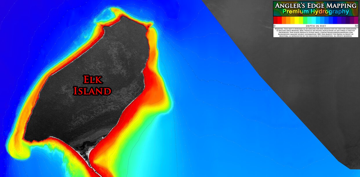 AEM Traverse Bay: North Map by Angler's Edge Mapping | Avenza Maps