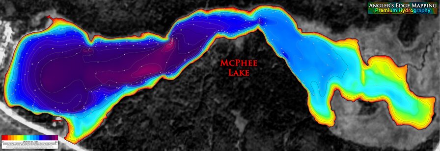 AEM McPhee Lake Map by Angler's Edge Mapping | Avenza Maps
