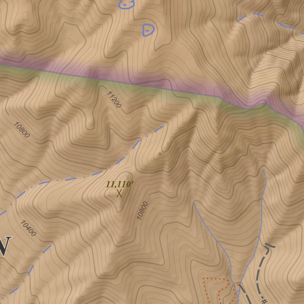 Blackhead Peak, Colorado 7.5 Minute Topographic Map - Color Hillshade ...