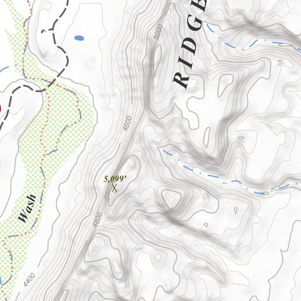 Bluff SW, Utah 7.5 Minute Topographic Map by Apogee Mapping, Inc ...