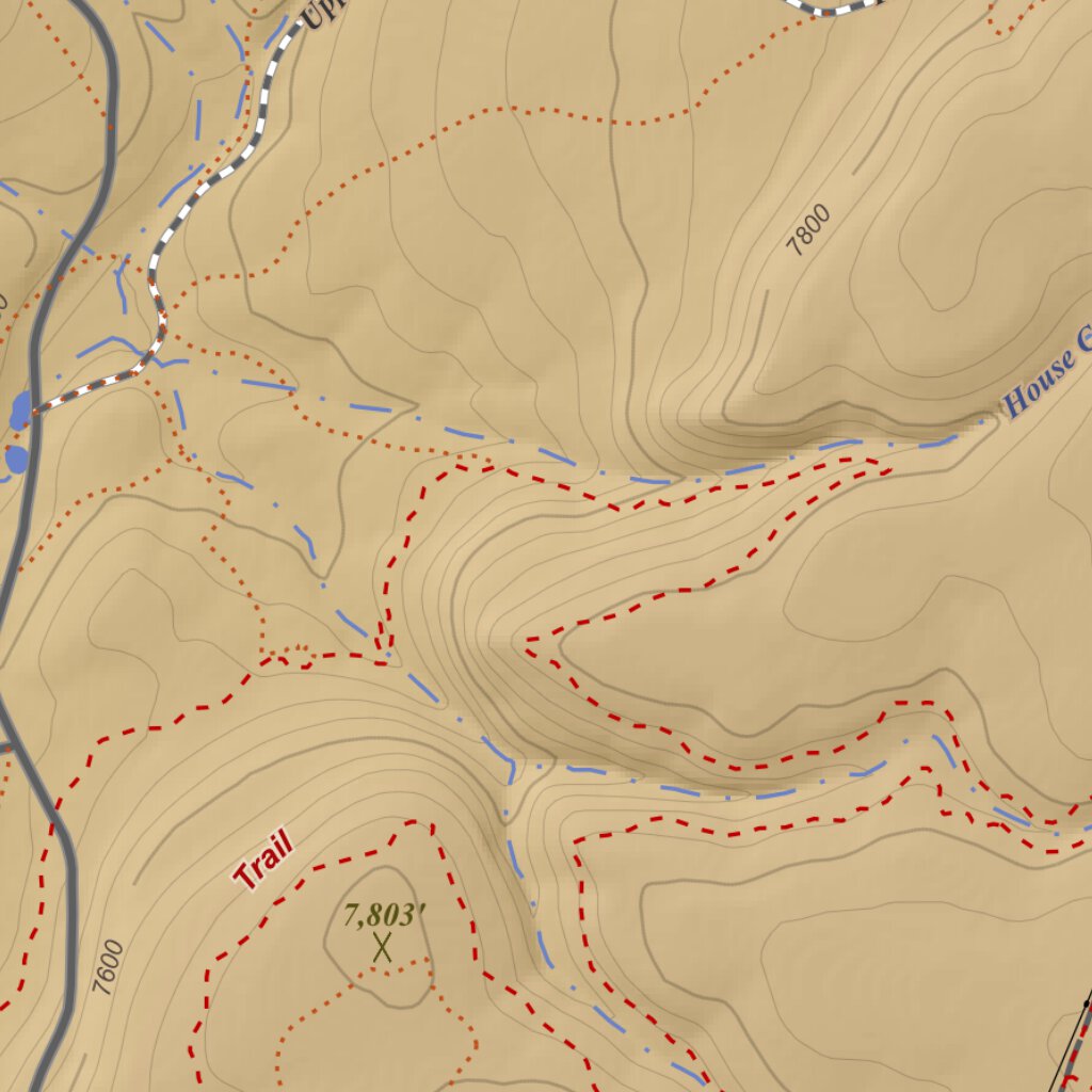 Boggy Draw, Colorado 7.5 Minute Topographic Map - Color Hillshade by ...