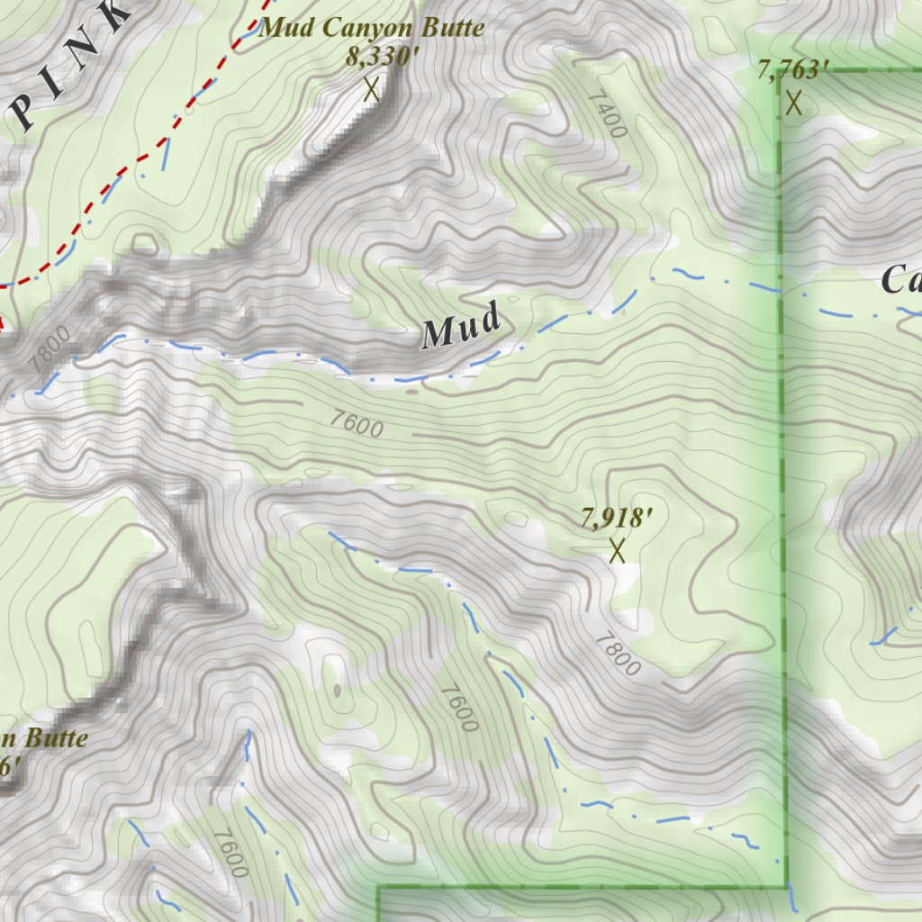 Bryce Point, Utah 7.5 Minute Topographic Map by Apogee Mapping, Inc ...