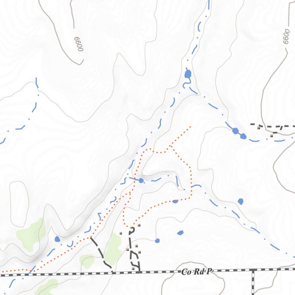 Champagne Spring, Colorado 7.5 Minute Topographic Map by Apogee Mapping ...