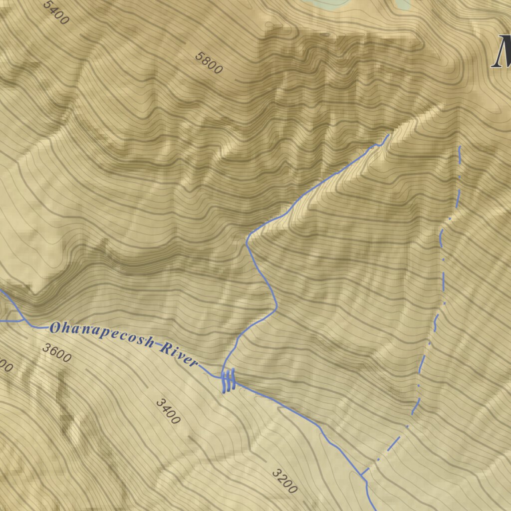 Chinook Pass, Washington 7.5 Minute Topographic Map - Color Hillshade ...