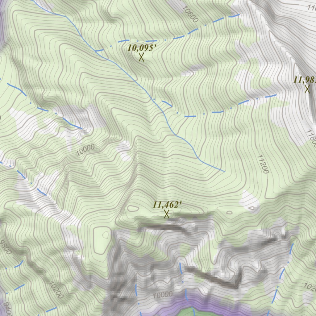 Cimarrona Peak, Colorado 7.5 Minute Topographic Map by Apogee Mapping ...