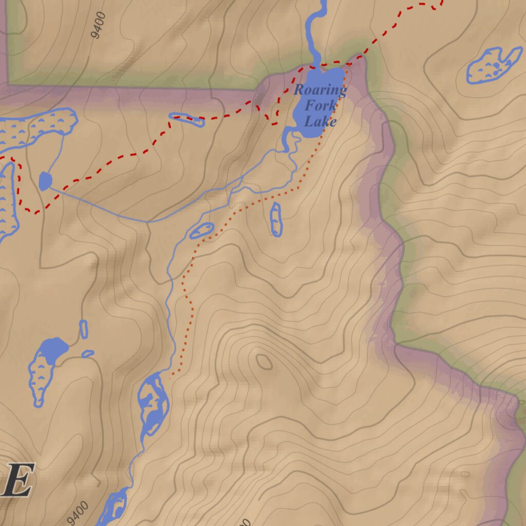 Cony Mountain, Wyoming 7.5 Minute Topographic Map - Color Hillshade by ...