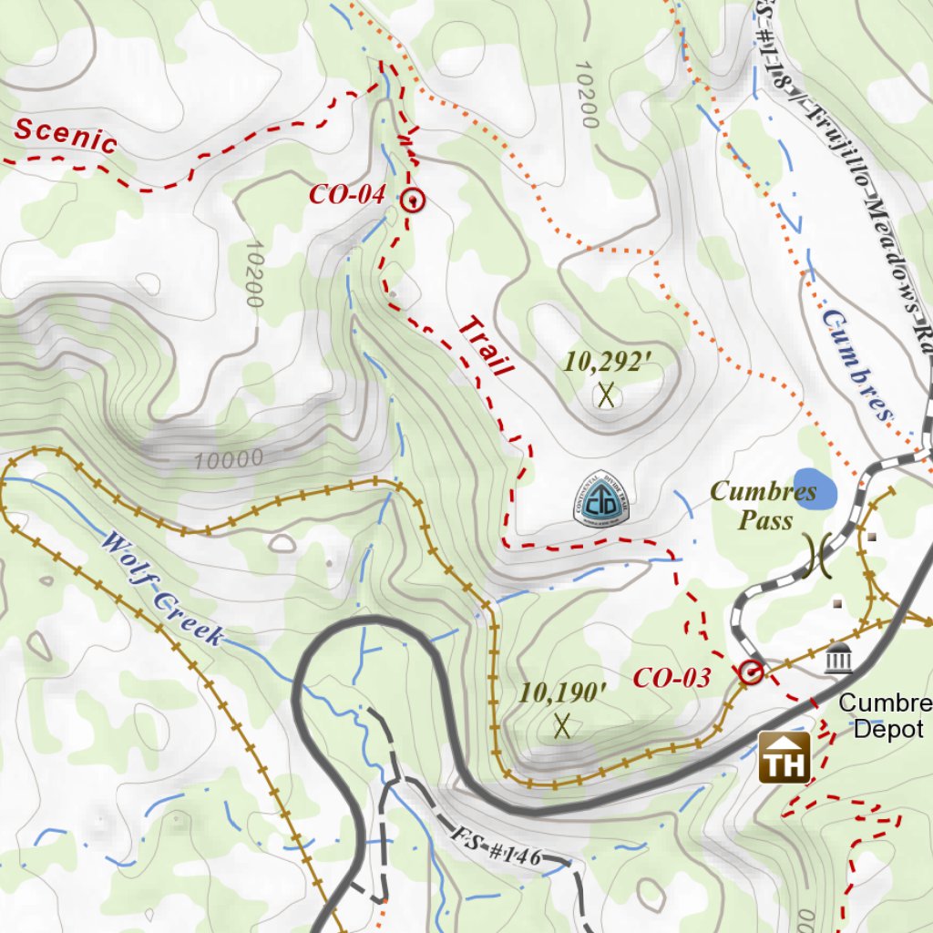 Cumbres, Colorado 7.5 Minute Topographic Map by Apogee Mapping, Inc ...