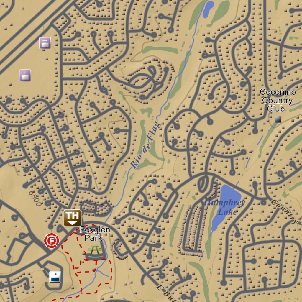 Flagstaff East, Arizona 7.5 Minute Topographic Map - Color Hillshade by ...