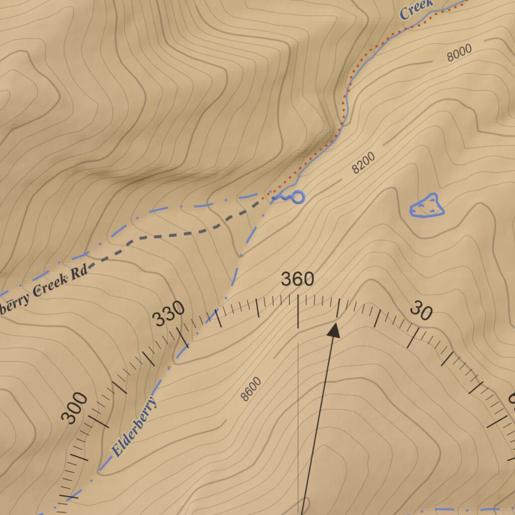 Fossil Hill, Wyoming 7.5 Minute Topographic Map - Color Hillshade by ...