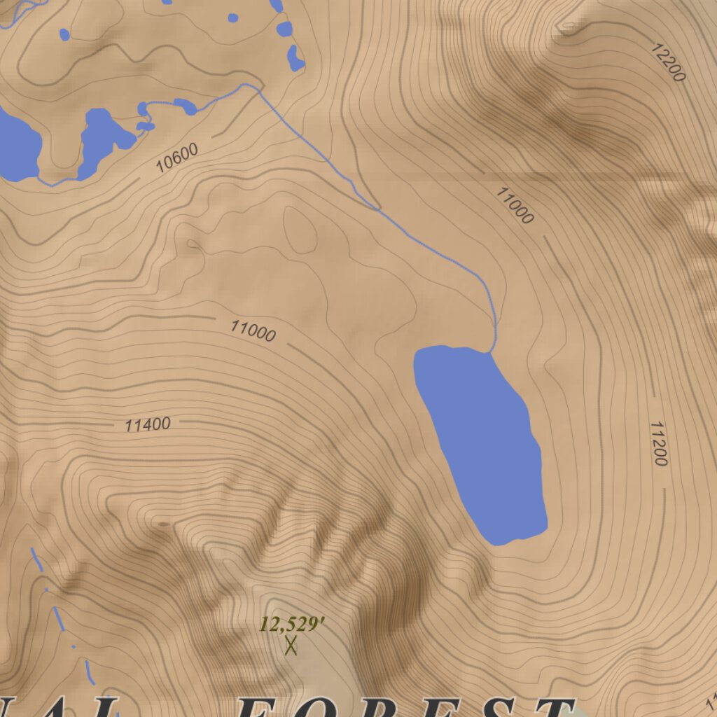 Fremont Peak South, Wyoming 7.5 Minute Topographic Map - Color ...