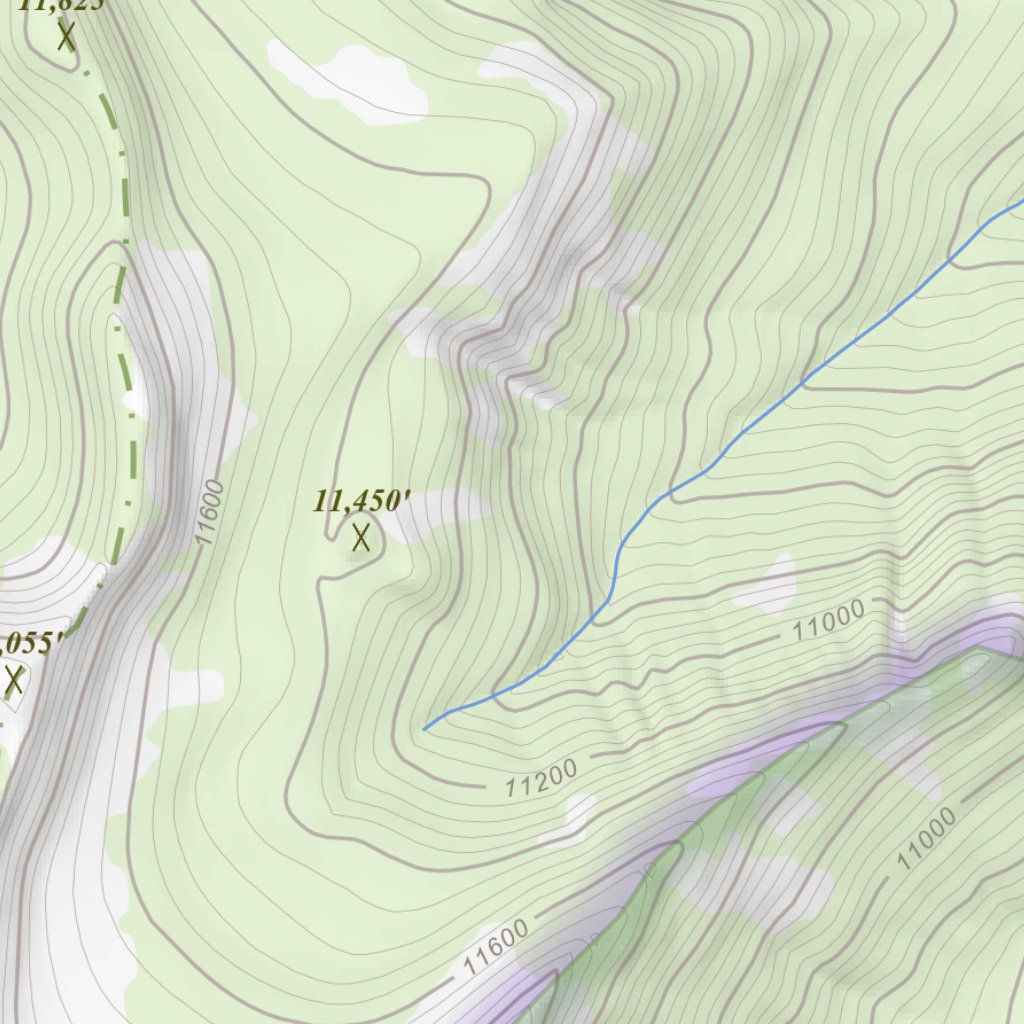 Granite Lake, Colorado 7.5 Minute Topographic Map by Apogee Mapping ...