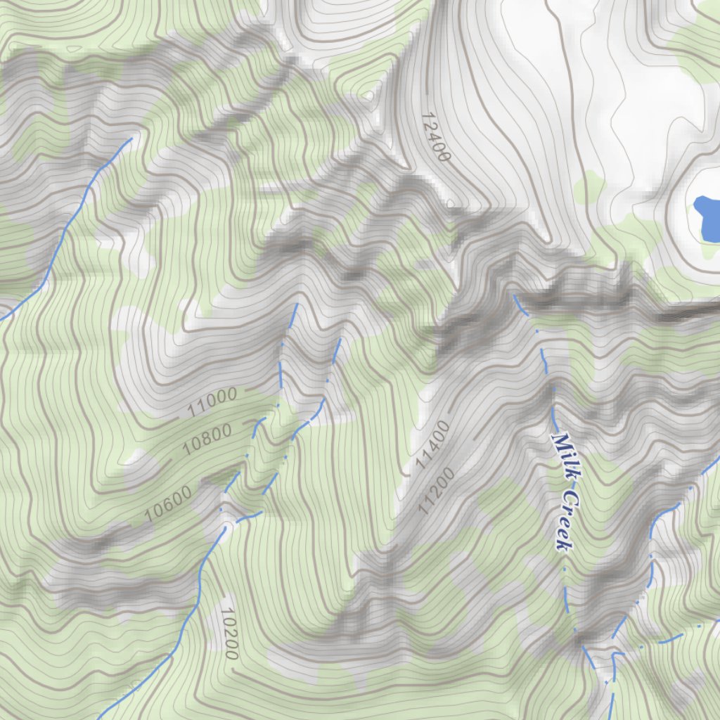 Granite Lake, Colorado 7.5 Minute Topographic Map by Apogee Mapping ...