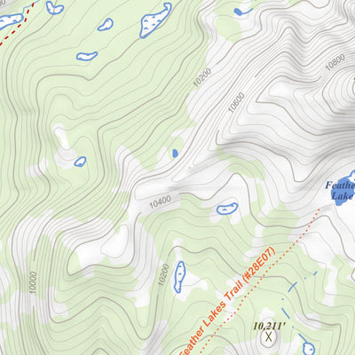 Graveyard Peak, California 7.5 Minute Topographic Map by Apogee Mapping ...