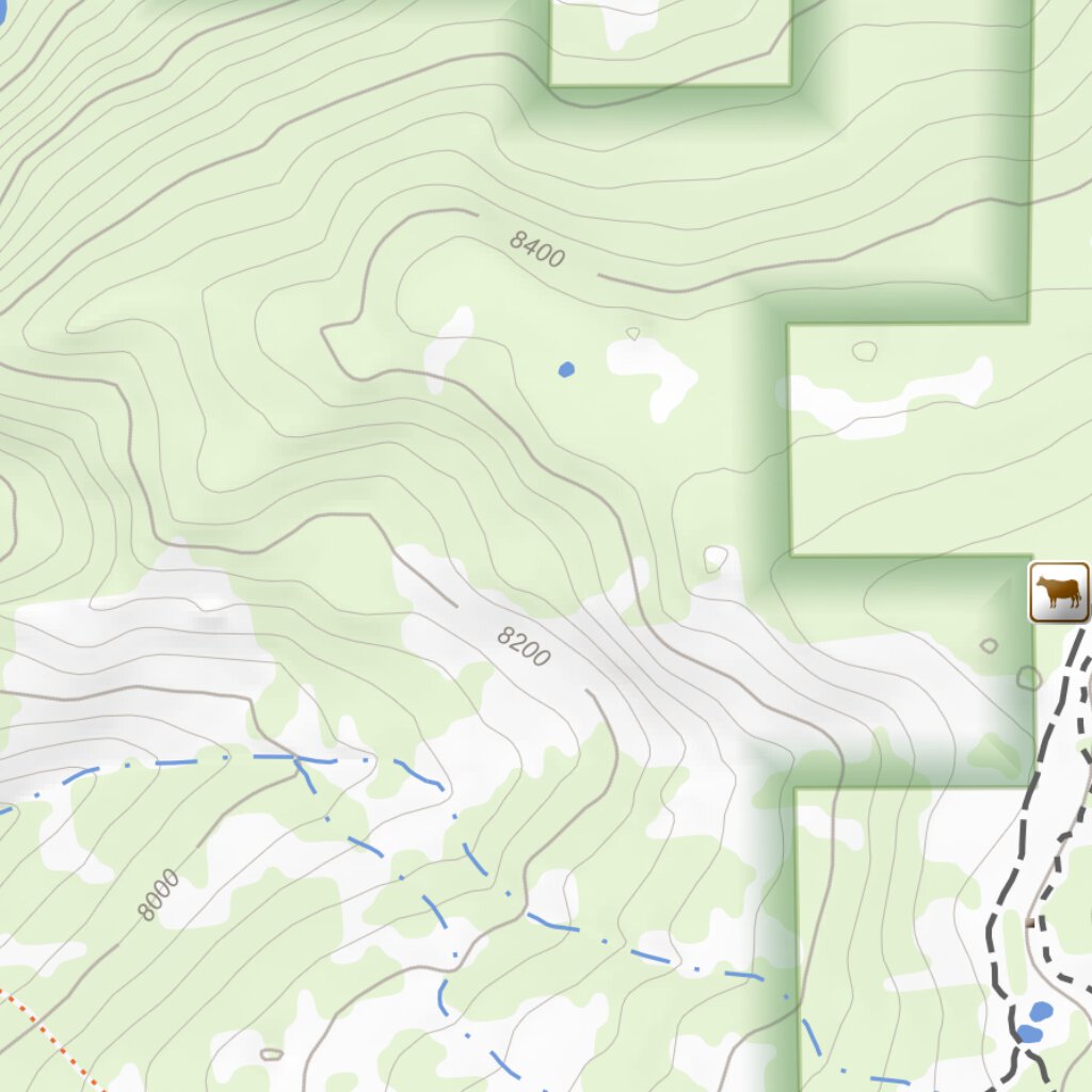 Harris Lake, Colorado 7.5 Minute Topographic Map by Apogee Mapping, Inc ...