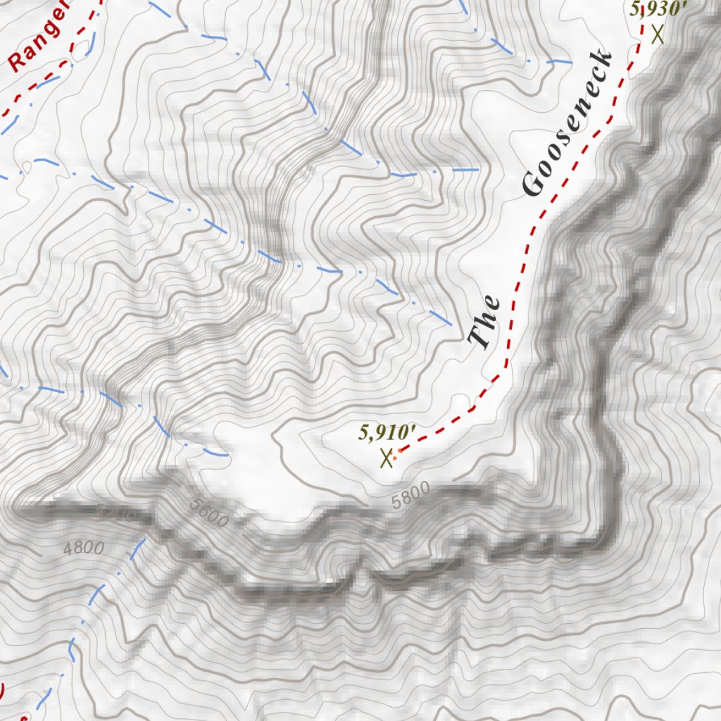 Jumpup Point, Arizona 7.5 Minute Topographic Map by Apogee Mapping, Inc ...