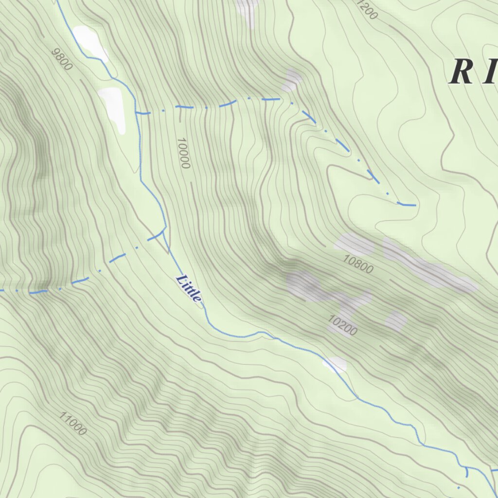 Knife Edge, Colorado 7.5 Minute Topographic Map by Apogee Mapping, Inc ...