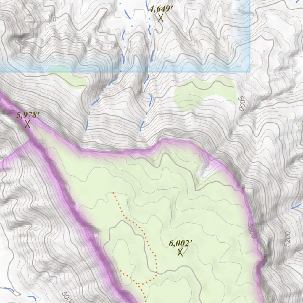 Lockhart Basin, Utah 7.5 Minute Topographic Map by Apogee Mapping, Inc ...