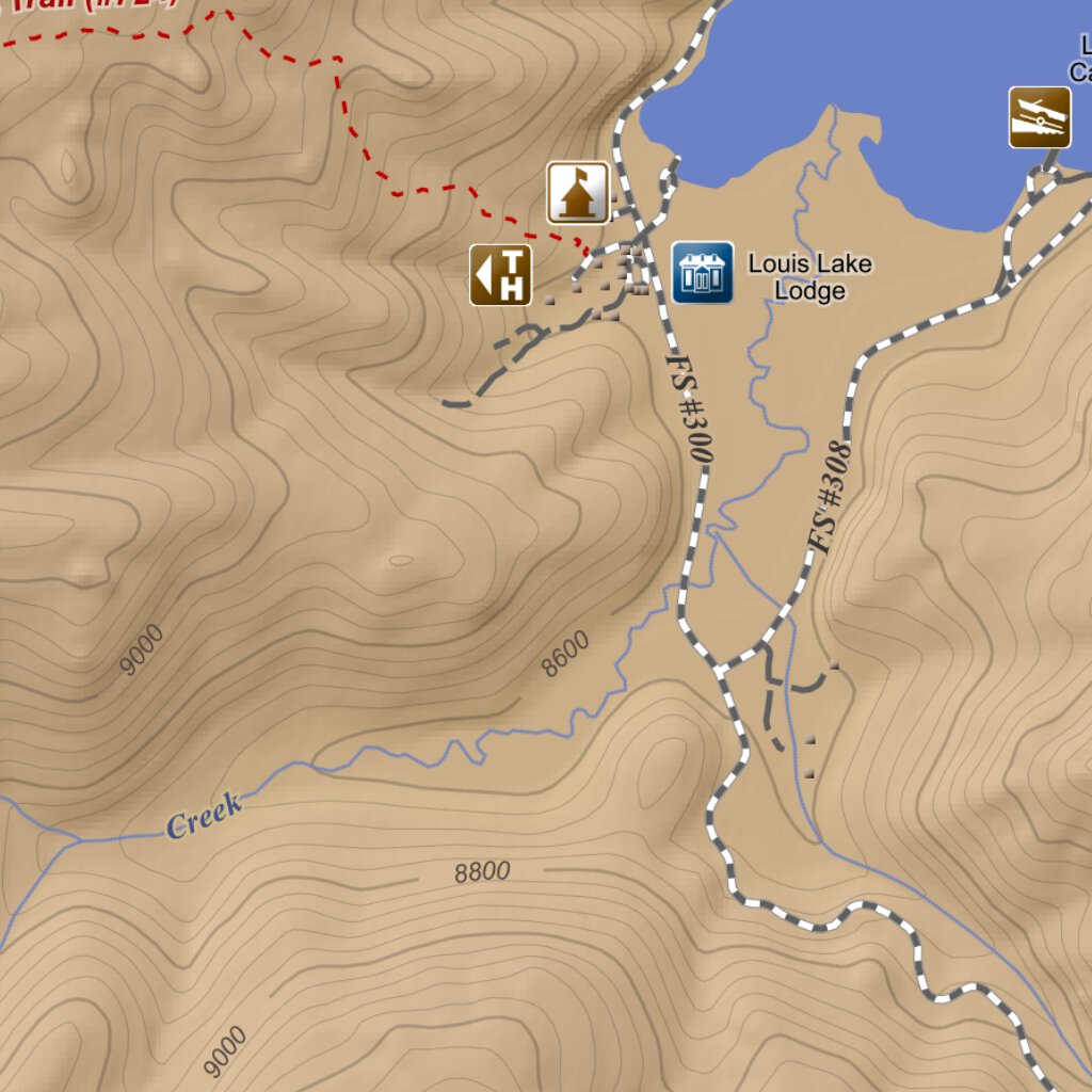 Louis Lake, Wyoming 7.5 Minute Topographic Map - Color Hillshade by ...