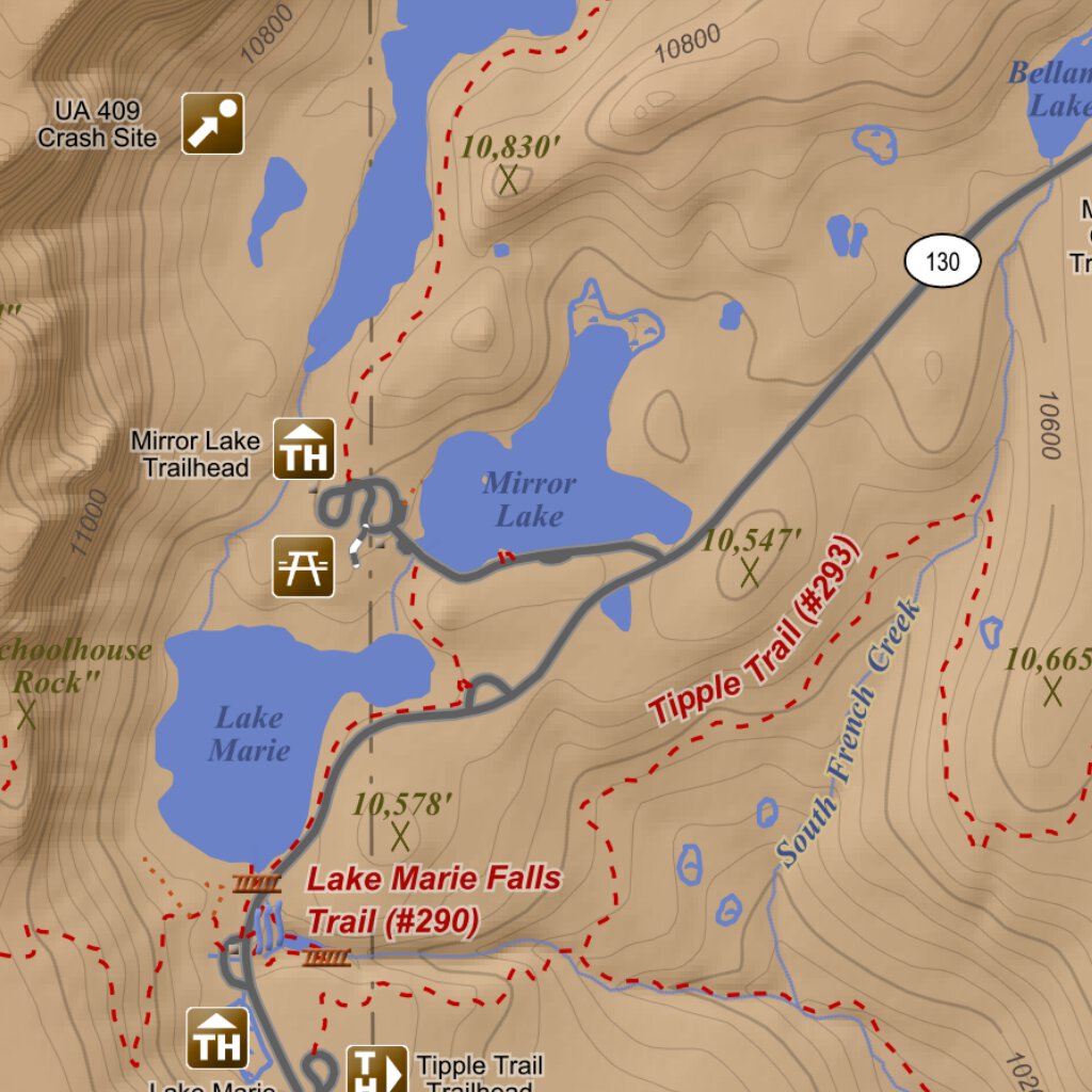 Medicine Bow Peak, Wyoming 7.5 Minute Topographic Map - Color Hillshade ...