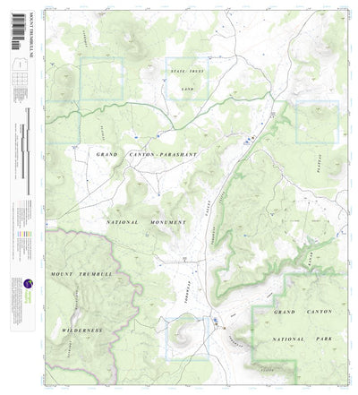 Mount Trumbull NE, Arizona 7.5 Minute Topographic Map by Apogee Mapping ...