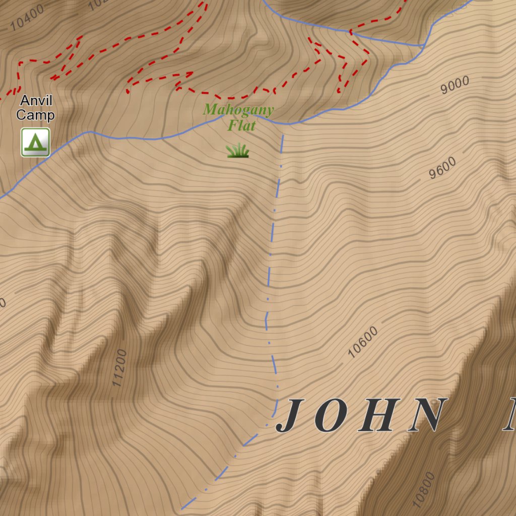 Mount Williamson, California 7.5 Minute Topographic Map - Color ...