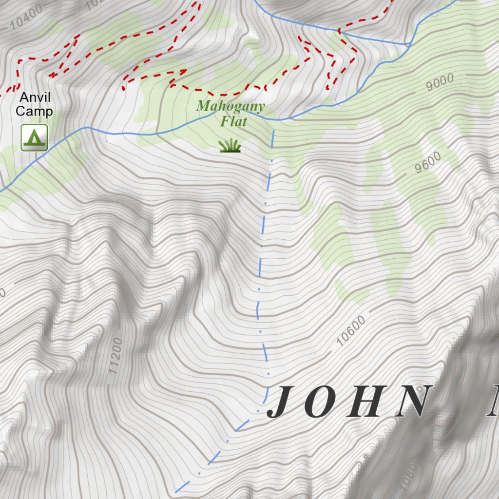 Mount Williamson, California 7.5 Minute Topographic Map by Apogee ...