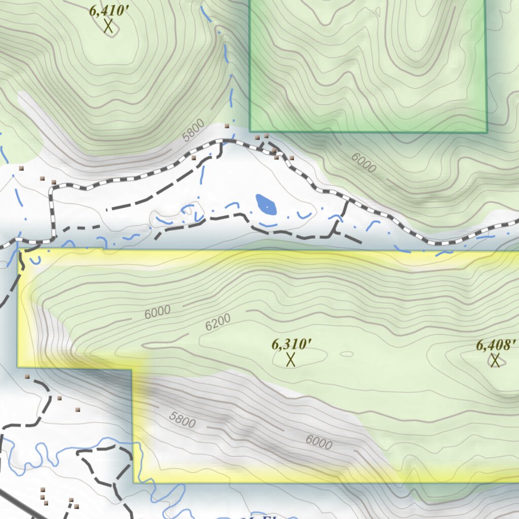 Mud Creek, Colorado 7.5 Minute Topographic Map by Apogee Mapping, Inc ...