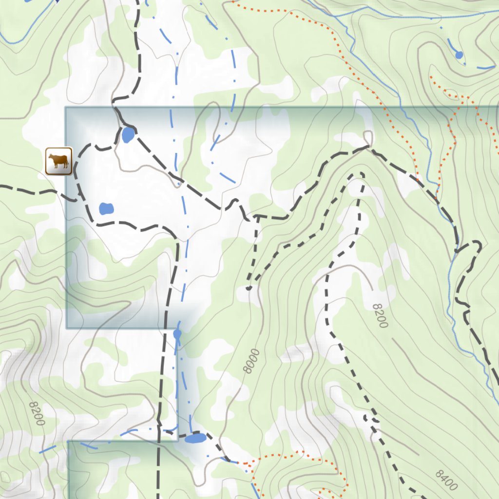 North Mountain, Colorado 7.5 Minute Topographic Map by Apogee Mapping ...