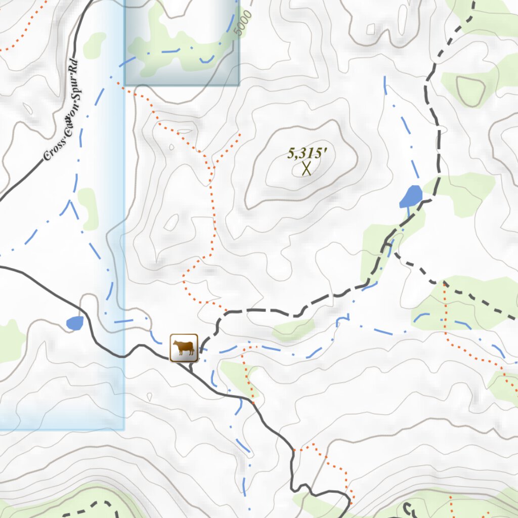 Ruin Point, Utah 7.5 Minute Topographic Map by Apogee Mapping, Inc ...