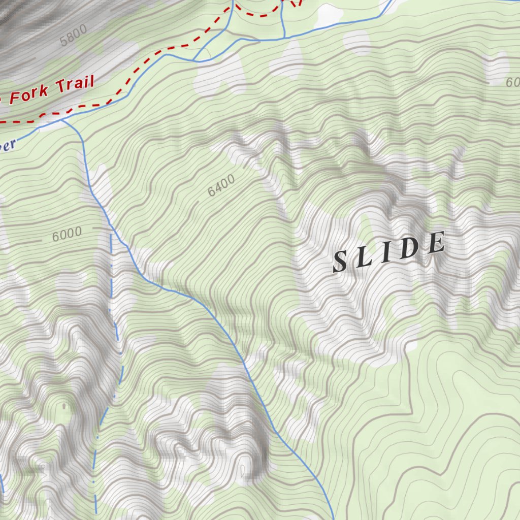 Slide Bluffs, California 7.5 Minute Topographic Map by Apogee Mapping ...