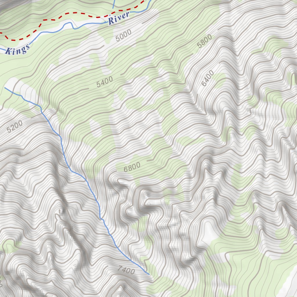 Slide Bluffs, California 7.5 Minute Topographic Map by Apogee Mapping ...