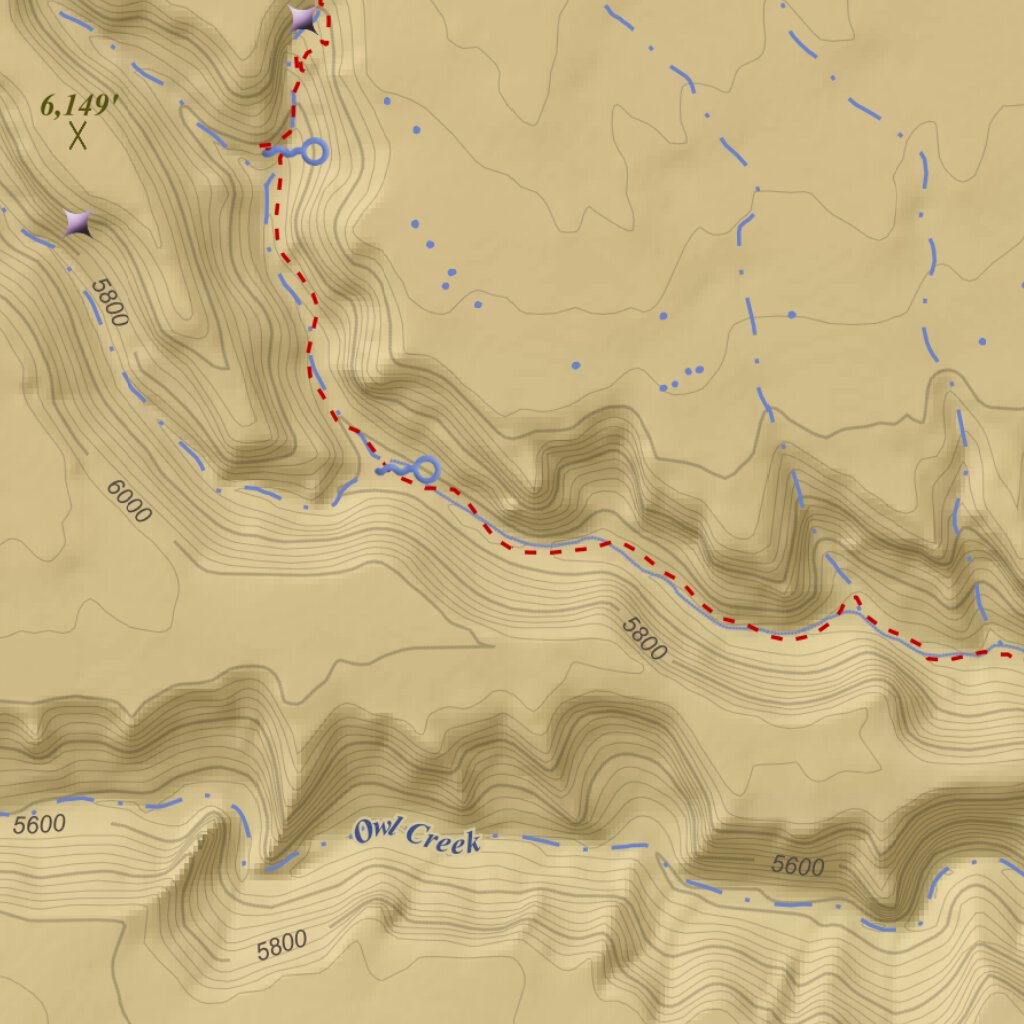 Snow Flat Spring Cave, Utah 7.5 Minute Topographic Map - Color ...
