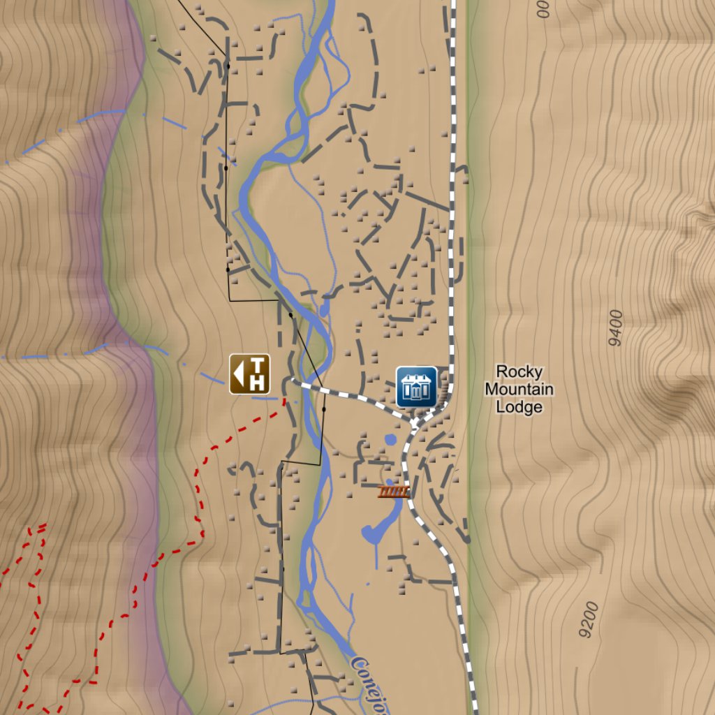 Spectacle Lake, Colorado 7.5 Minute Topographic Map - Color Hillshade ...